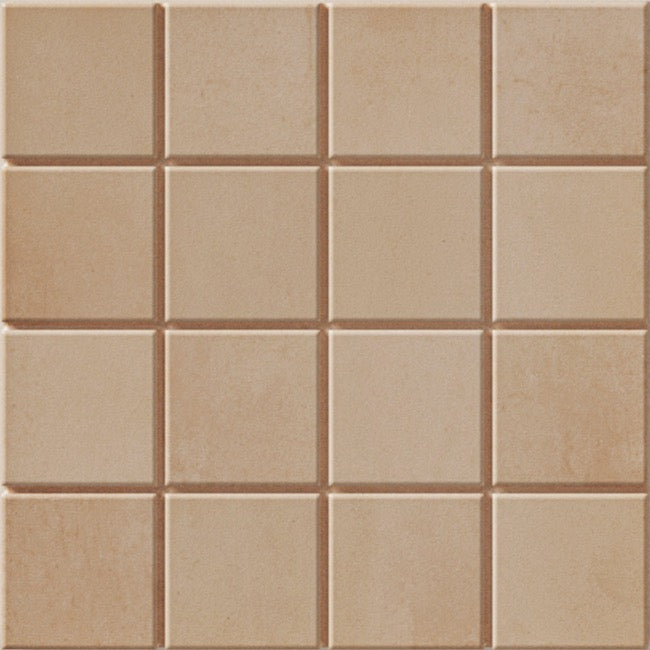 Raster Grid S Porcelain Tile in Clay – Marble and Tile USA