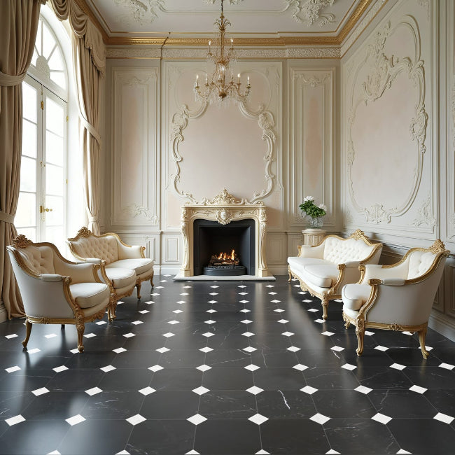 Checkerboard Tile – Marble and Tile USA