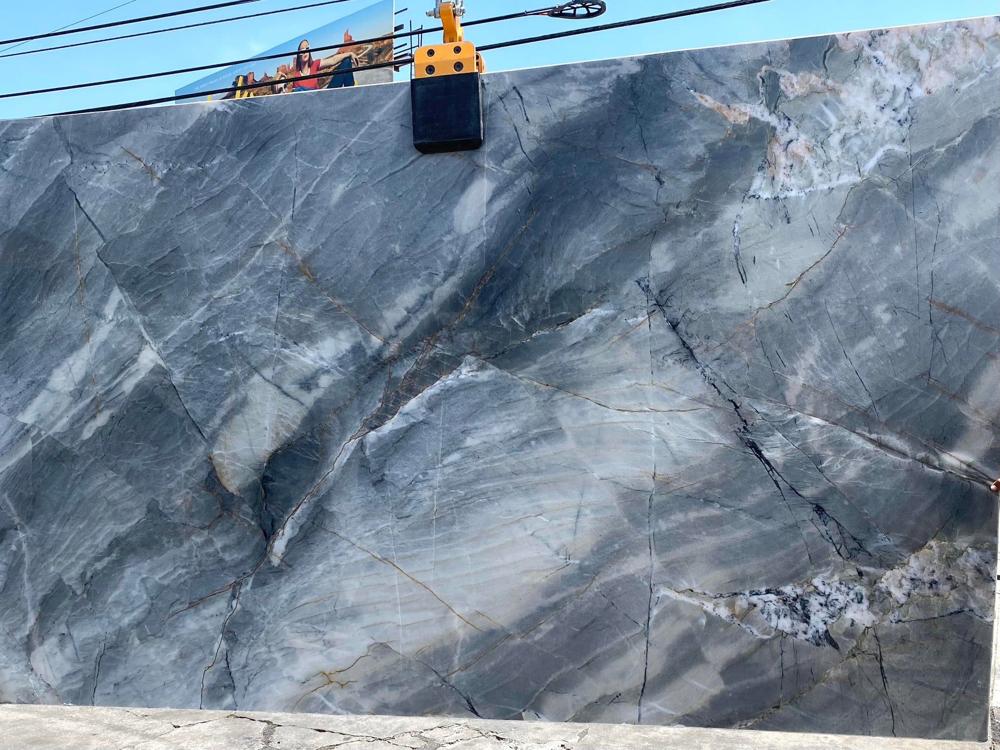 Blue Canyon Quartzite Slab 3/4" Polished Stone – Marble and Tile USA
