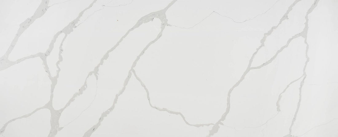 Calacatta Cloud Quartz Slab 134″ x 76″ 122-608 – Marble and Tile USA